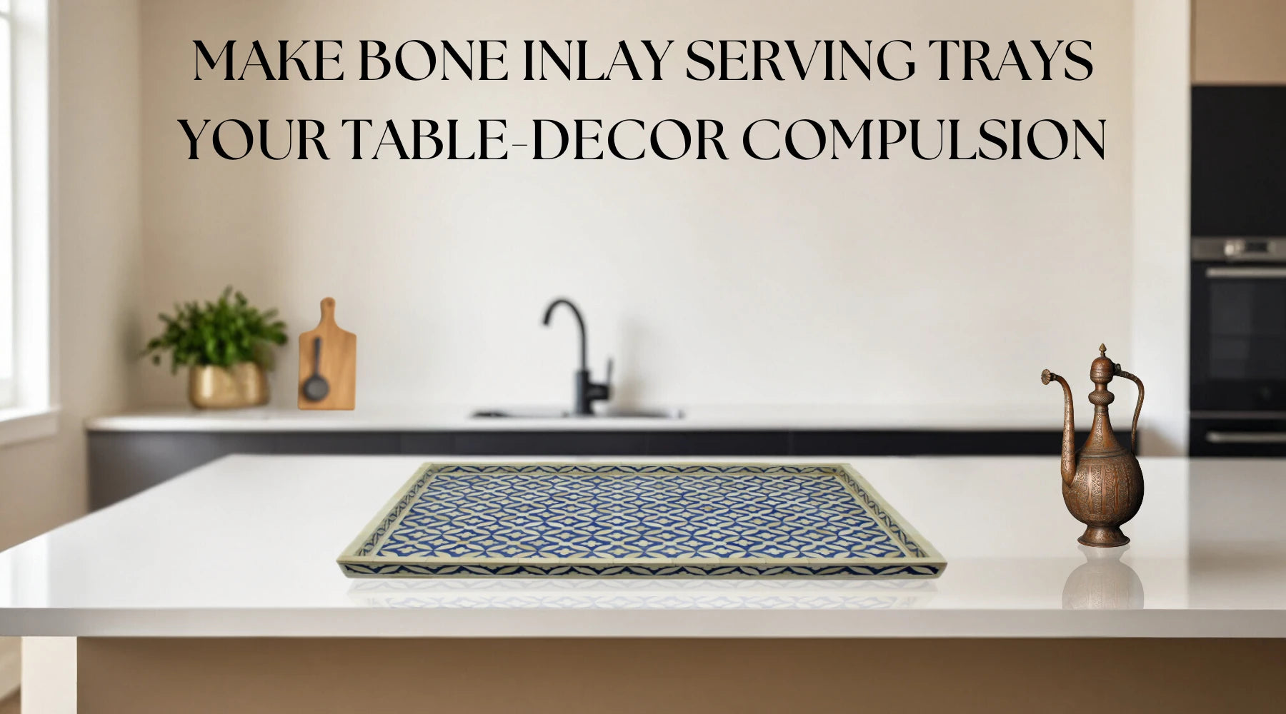 Bone Inlay Serving Trays For Table: The New Home Decor Essentials ...