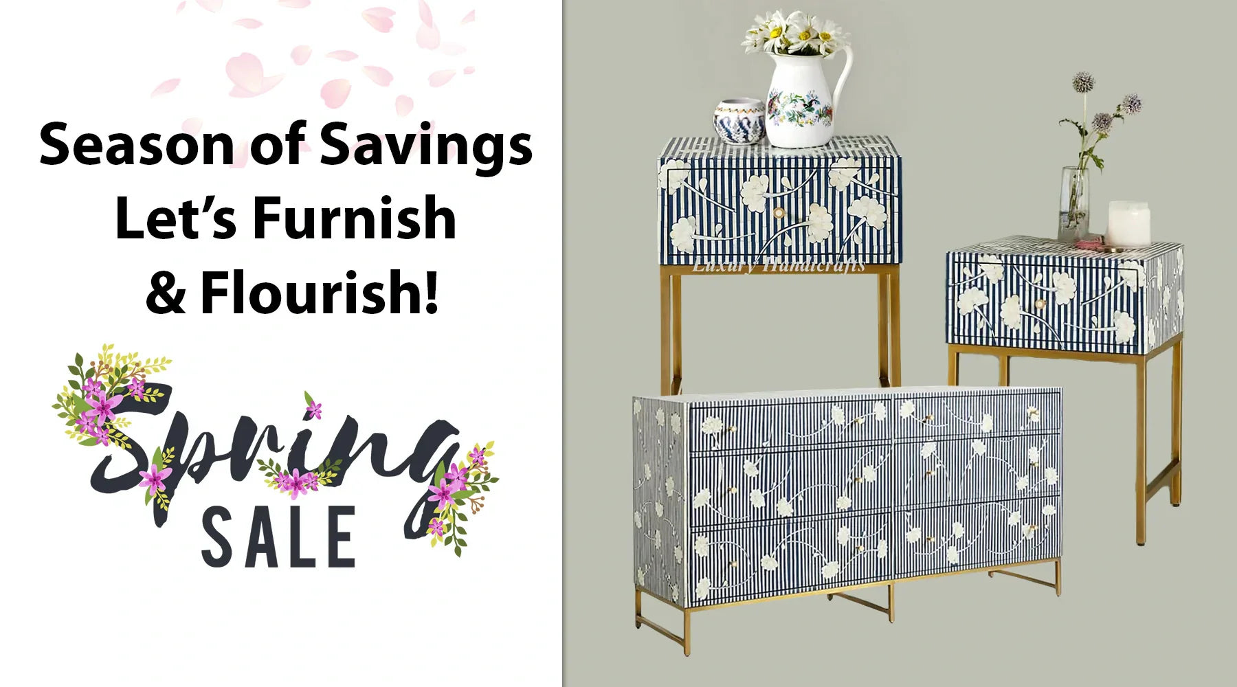 Spring Sale 2025 On Luxury Handmade Furniture – Luxury Handicraft