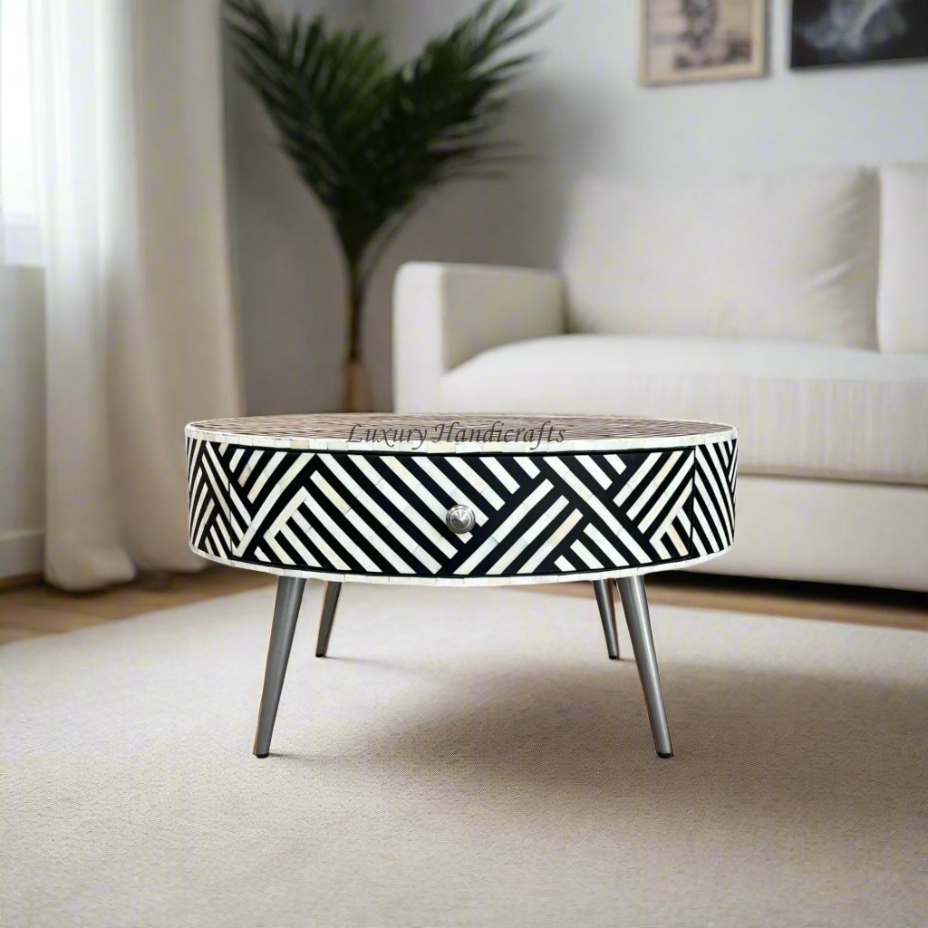 Buy Bone Inlay Coffee Tables | Center Tables @ Best Price – Luxury ...