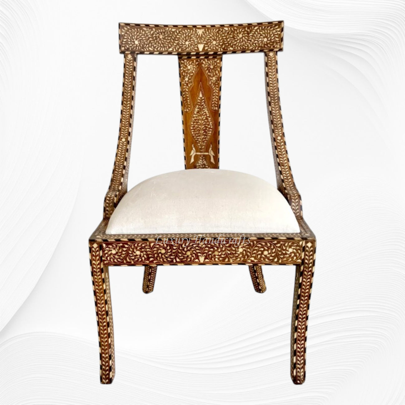 Buy Online Bone Inlay Chairs | Stool For Your Living Area – Luxury ...