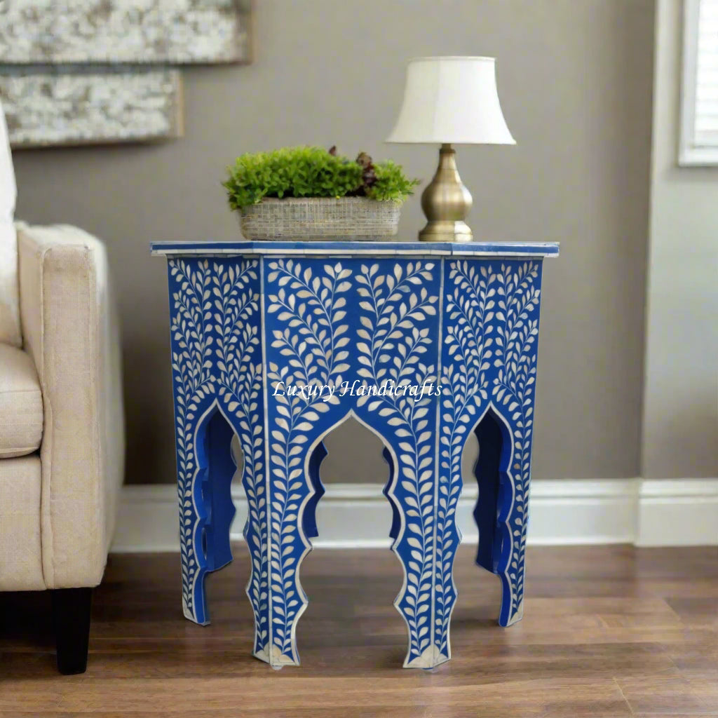 Buy Bone Inlay Side Tables at Best Price – Luxury Handicraft