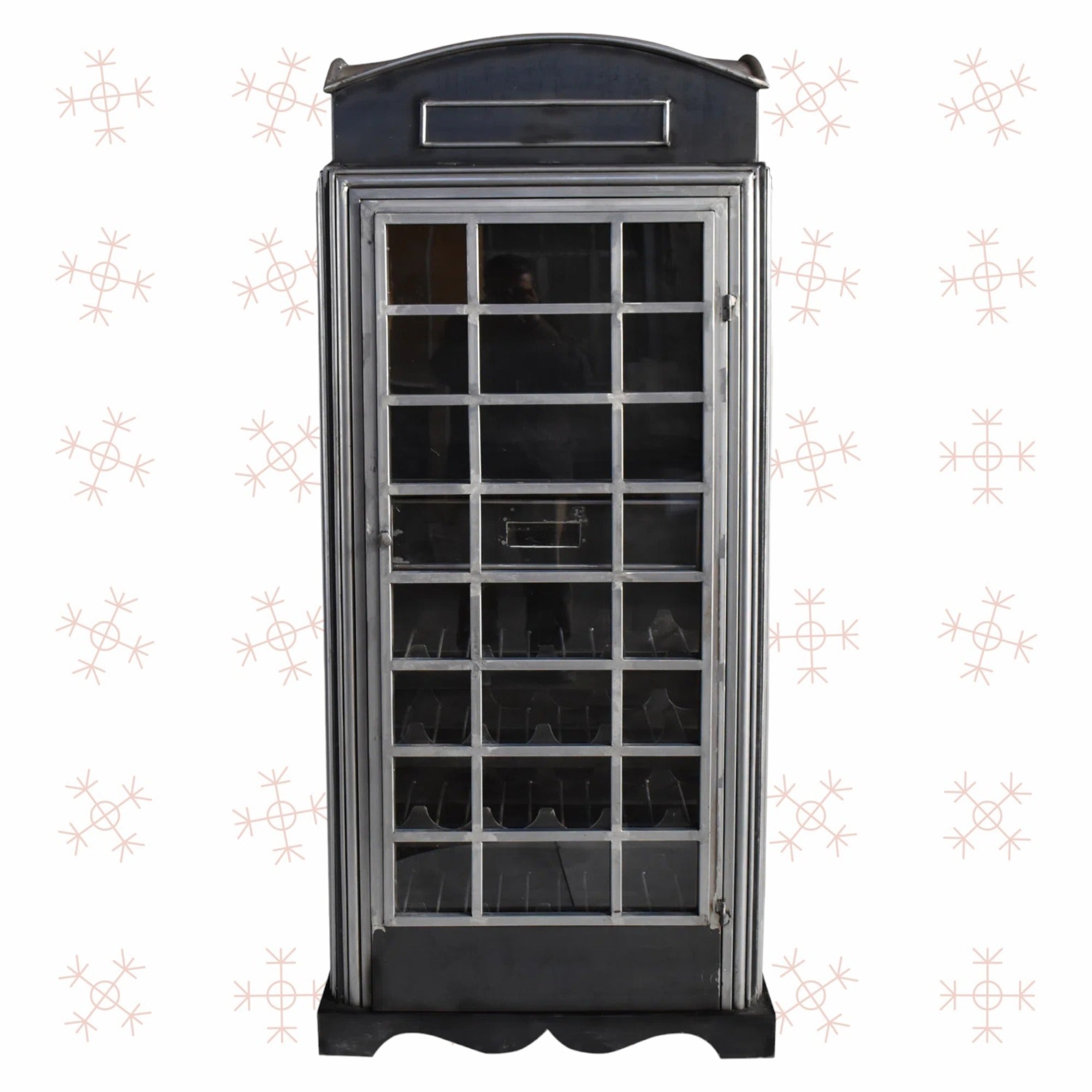 Noah Call Box Bar Cabinet Black – Luxury Handicraft