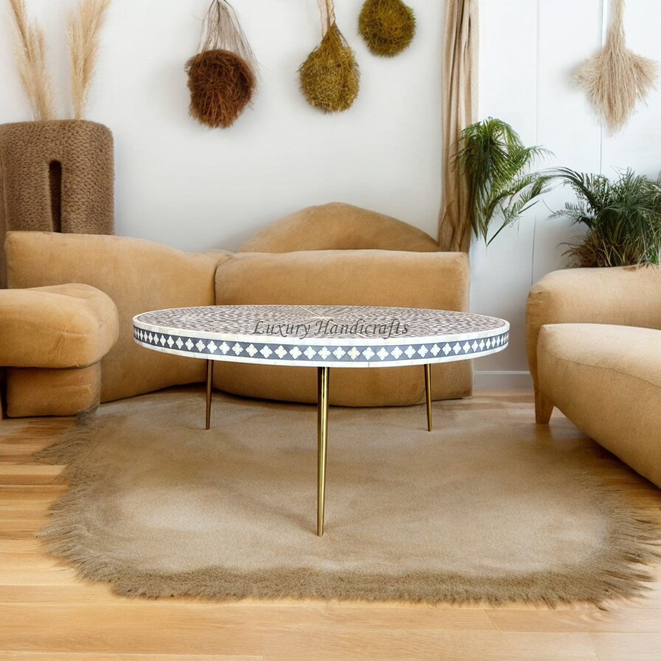 Buy Bone Inlay Coffee Tables | Center Tables @ Best Price – Luxury ...