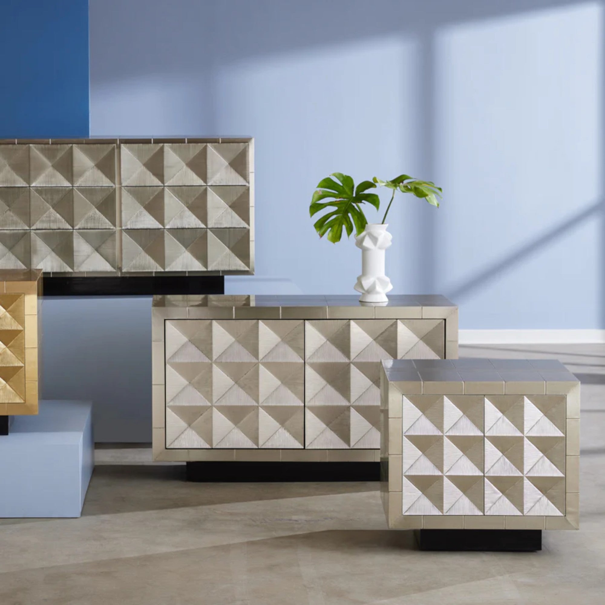 Talitha Small Nickel Cabinet – Luxury Handicraft