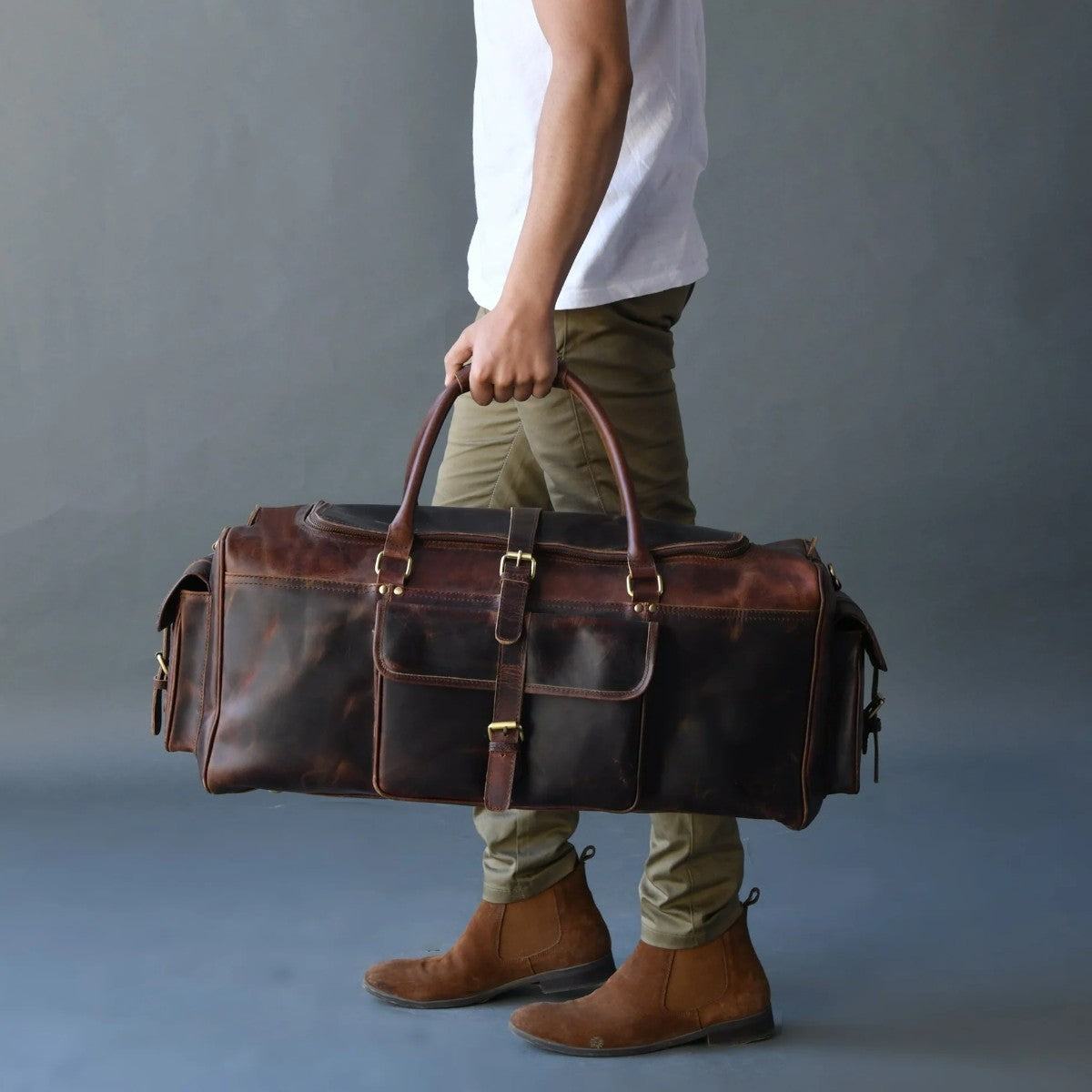 Adia Travel Duffel Bag – Luxury Handicraft