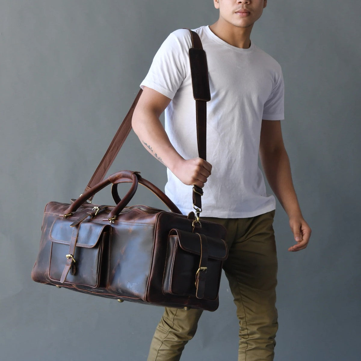 Adia Travel Duffel Bag – Luxury Handicraft