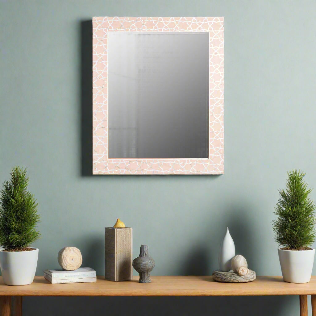 Buy Online Mother of Pearl Inlay Mirror Frame | Inlay Mirror Frame ...