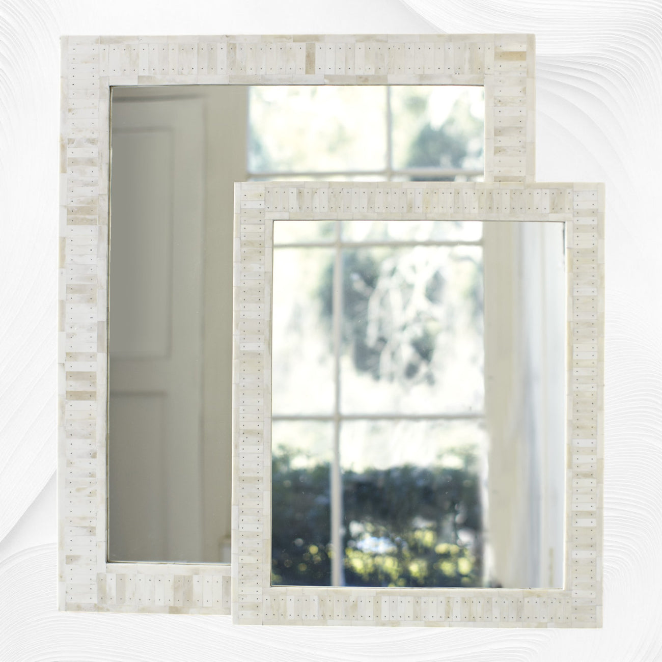 Buy Bone Inlay Mirror Frame Full Length | Floor Mirror – Luxury Handicraft