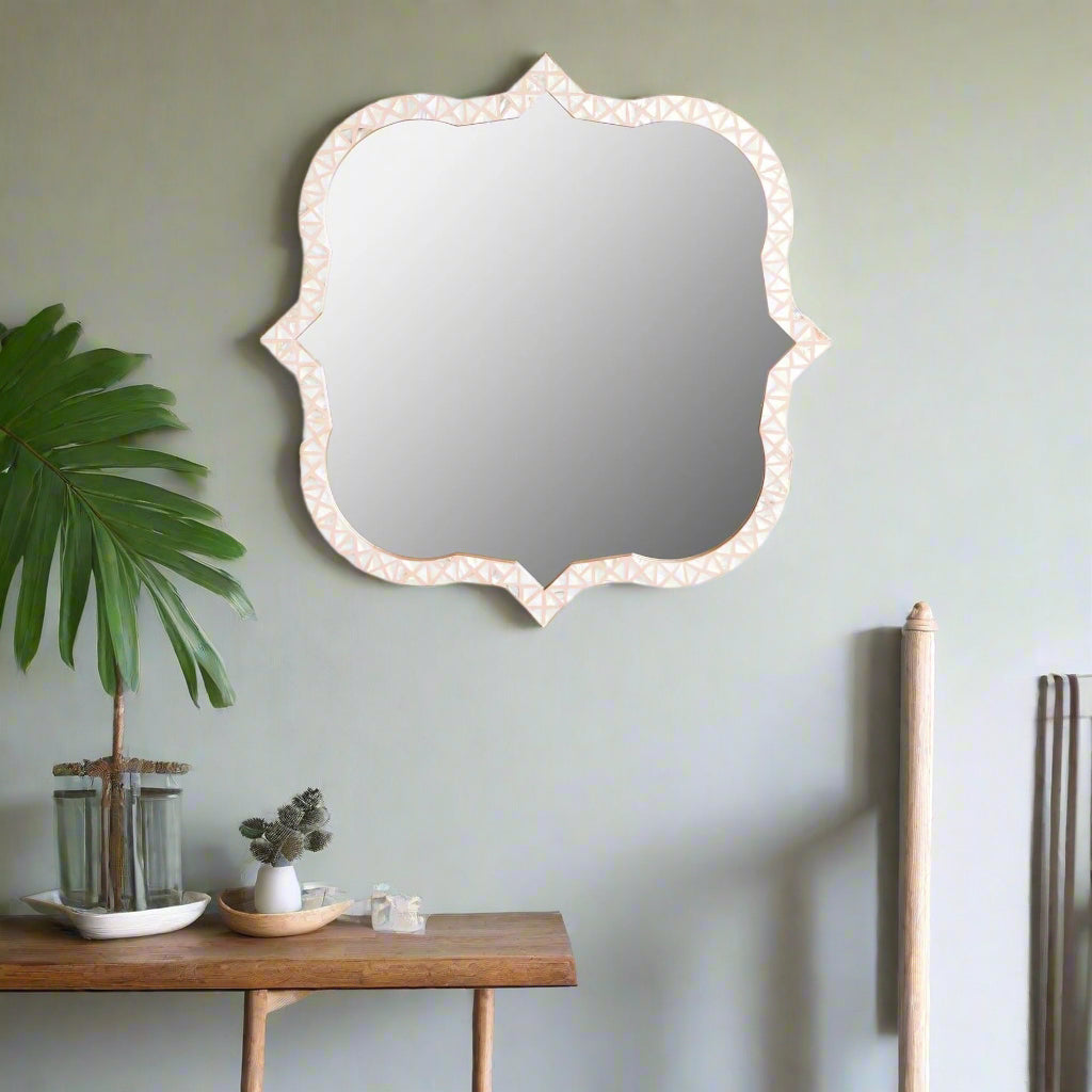 Buy Online Mother of Pearl Inlay Mirror Frame | Inlay Mirror Frame ...