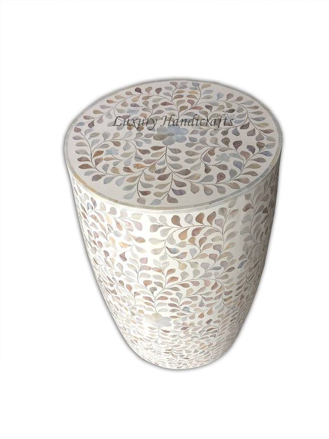 Buy Mother of Pearl Inlay Side Tables | End Tables Online – Luxury ...