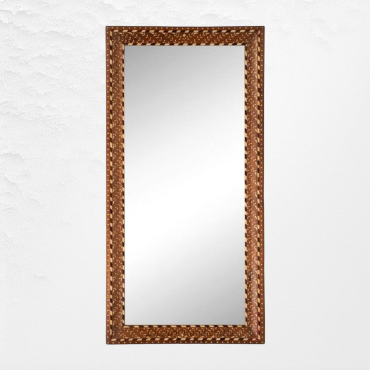 Buy Bone Inlay Mirror Frame Full Length | Floor Mirror – Luxury Handicraft